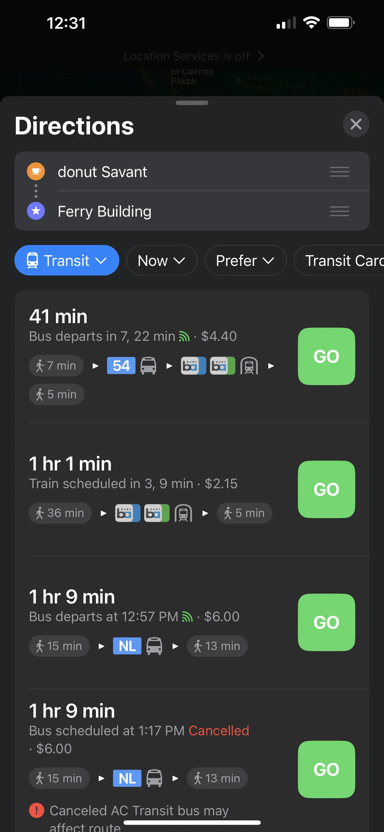 Updated GTFS-Fares v2 for the SF Bay Area - Interline Technologies